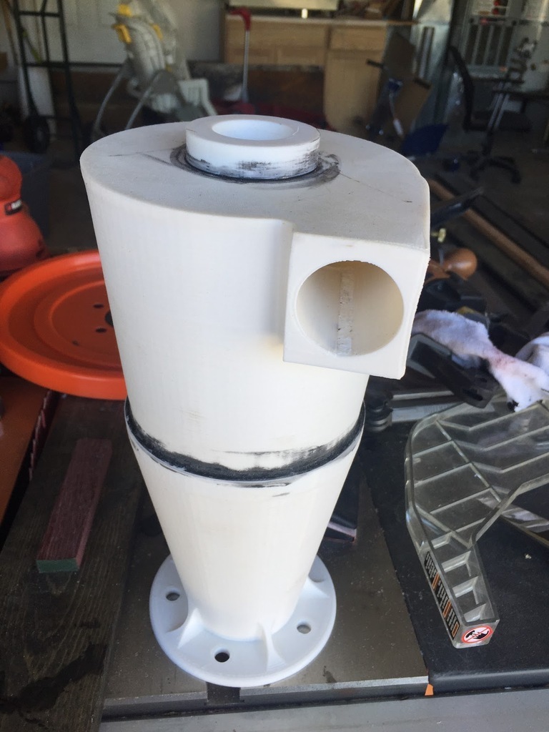 Free 3D file Cyclone Dust Separator 🌀 ・3D print design to download・Cults