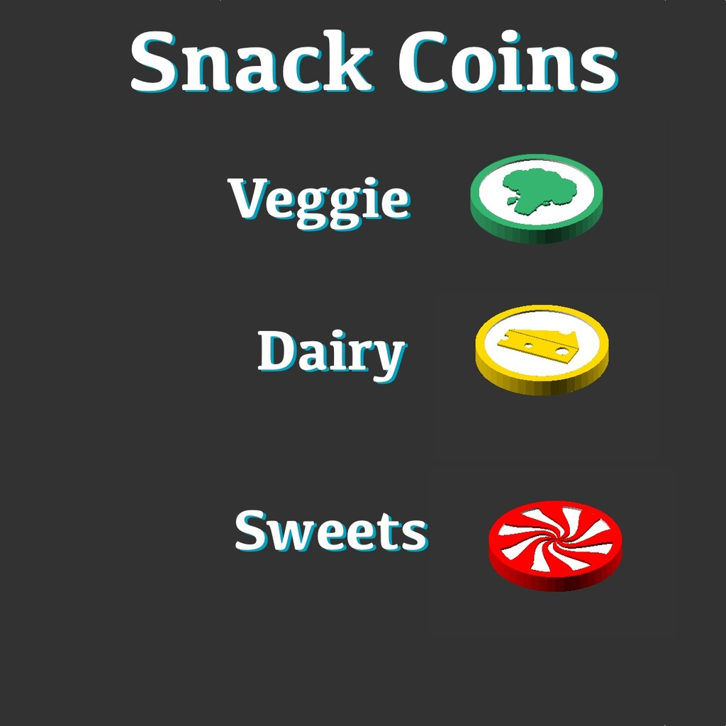 Archivo 3D gratis Snack Monedas 🏠・Plan de impresión en 3D para ...