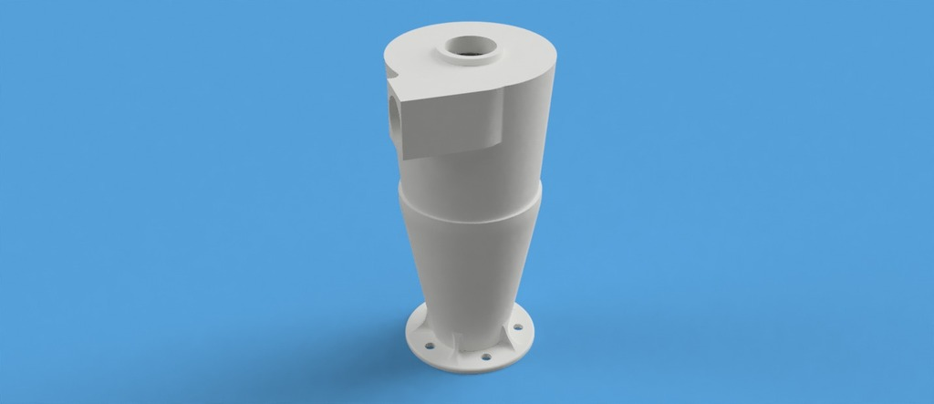 Free 3D file Cyclone Dust Separator 🌀 ・3D print design to download・Cults