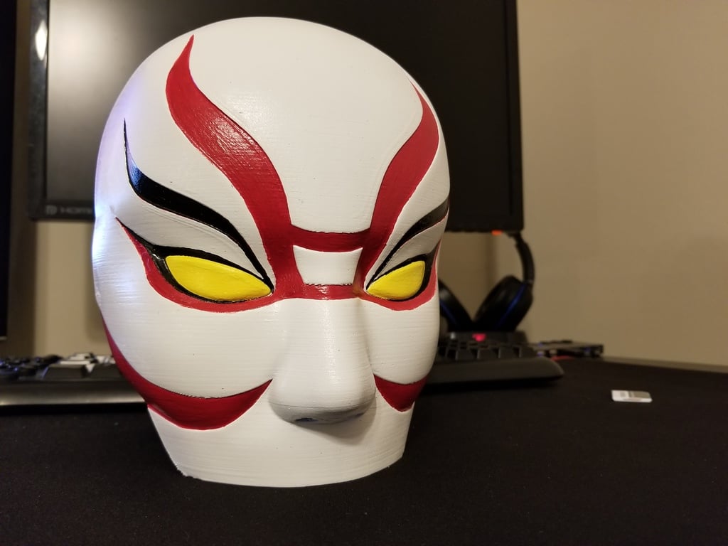 3D printable Big Hero 6 Yokai Mask・Cults