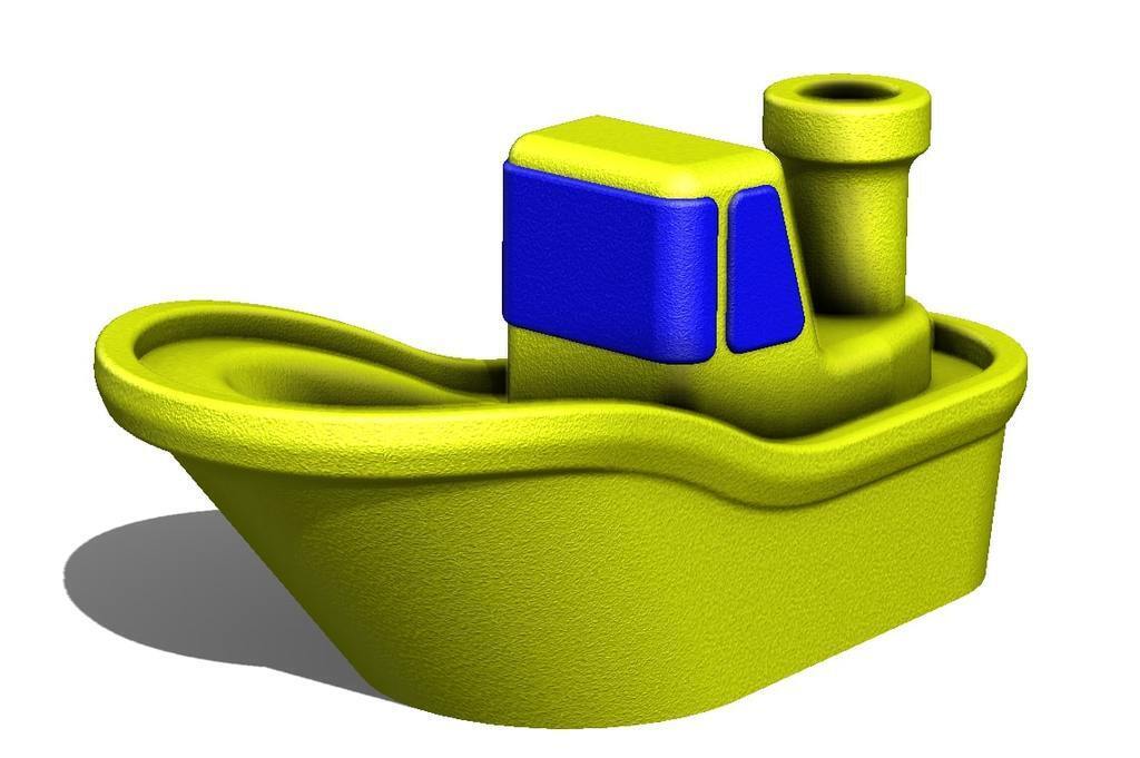 Free 3D file Floating Multi-material Boat Test Benchie 🛥️ ・Model to ...
