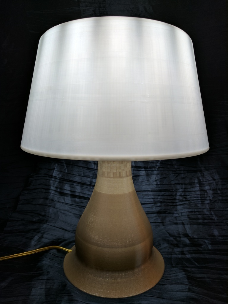 🔦 Table Lamp V3 - Single Piece 3D Printable Lamp・Free 3D File for ・Cults