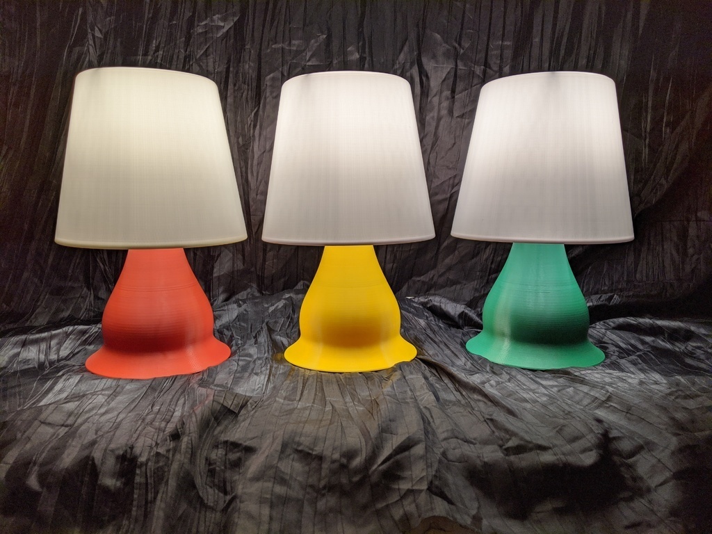 🔦 Table Lamp V3 - Single Piece 3D Printable Lamp・Free 3D File for ・Cults