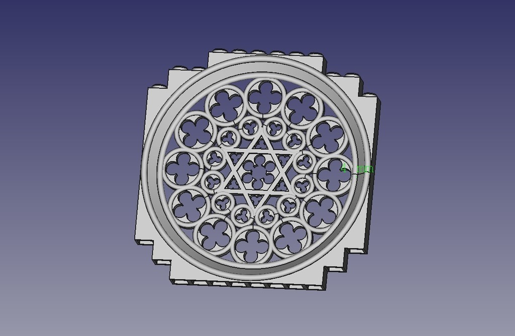 Free 3D file Rose window 12x12 Burgos 🌹 ・3D printing model to download ...
