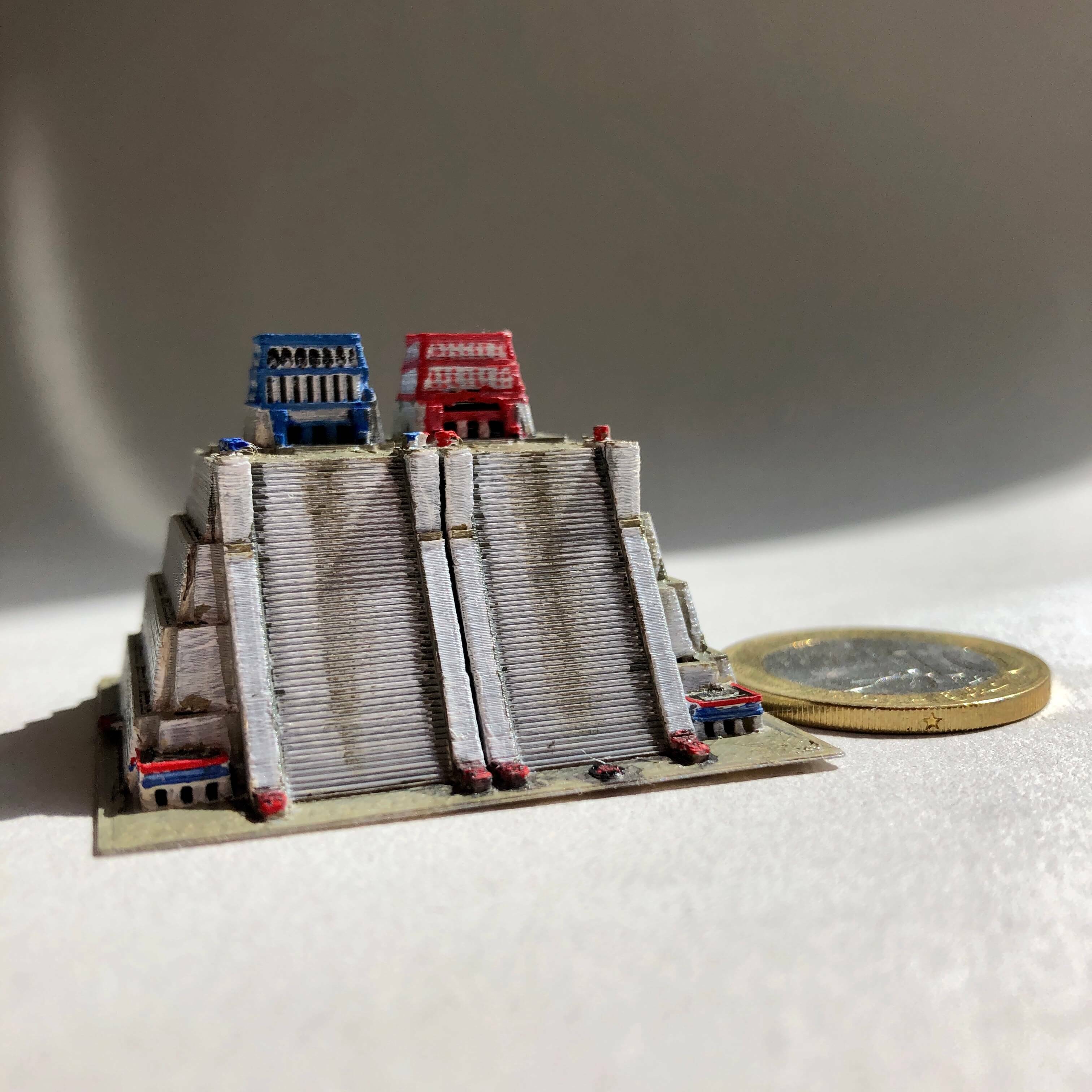 🇲🇽 Templo Mayor - Tenochtitlan (Mexico City)・Free 3D File for ・Cults