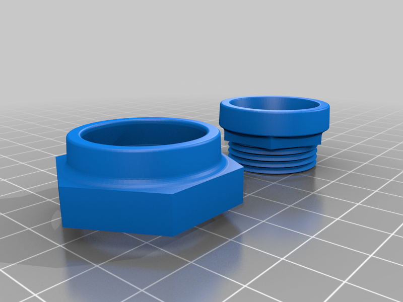🔧 Vacuum pomp adapters ⌀27×1.5mm ⌀24×1.6mm・Free 3D File for ・Cults