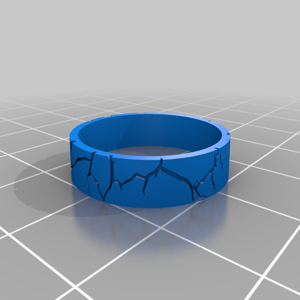 Free 3D file Cracked Ring (TPU Print) 💍 ・3D print design to download・Cults