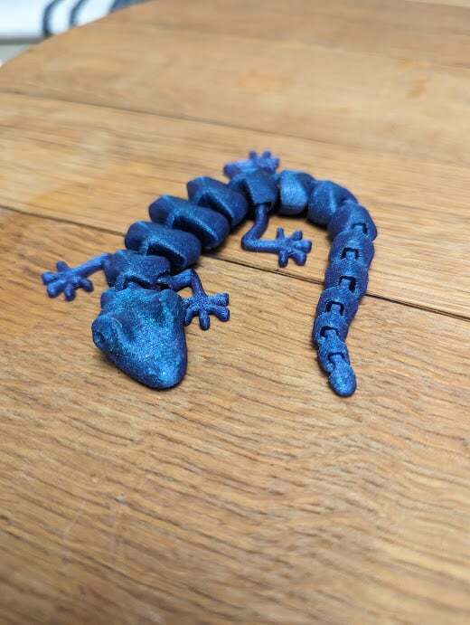 3D printing Articulated Lizard v2・Cults
