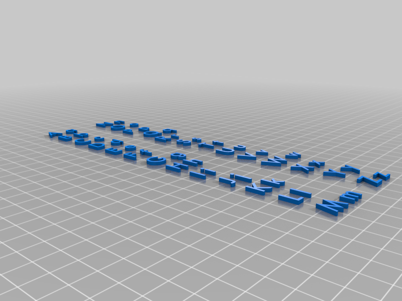 Free 3D file 230+ ALPHABET FONTS PT4 🚩・Model to download and 3D print・Cults