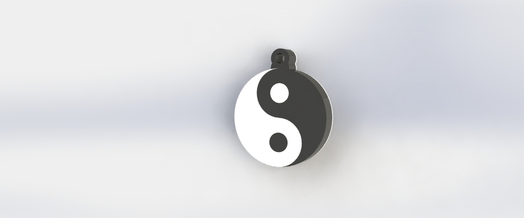 Free 3D file Yin yang keychain ☯️ ・3D printer model to download・Cults