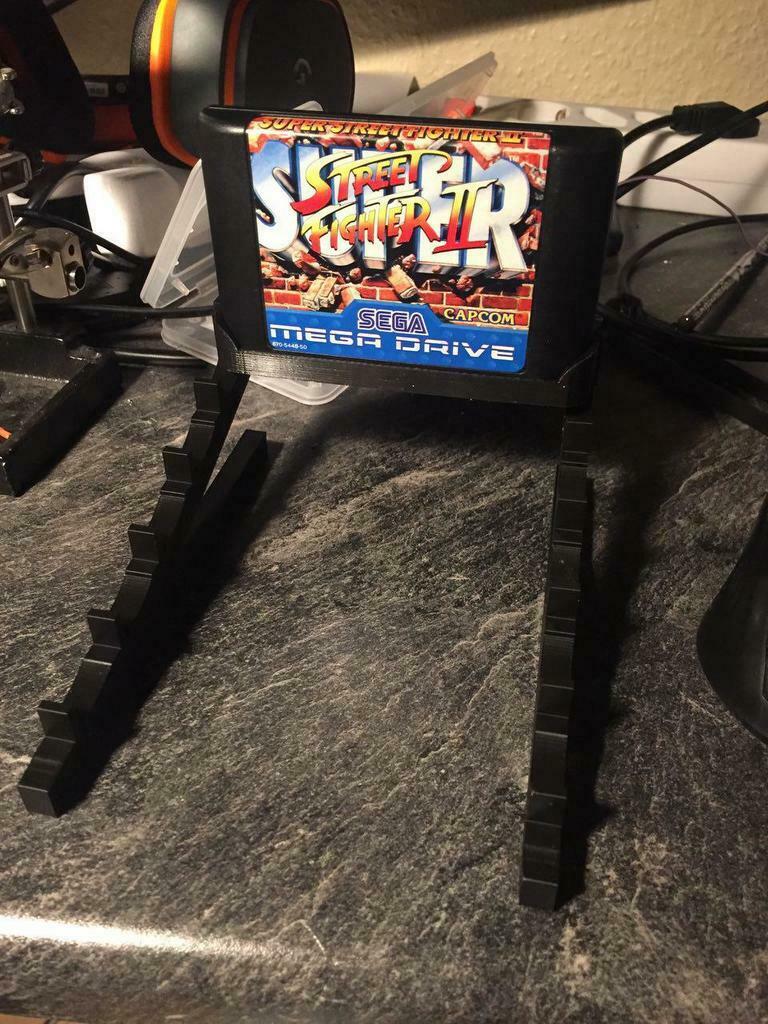 🎮 Mega Drive (Genesis) Stand・Free 3D File for ・Cults