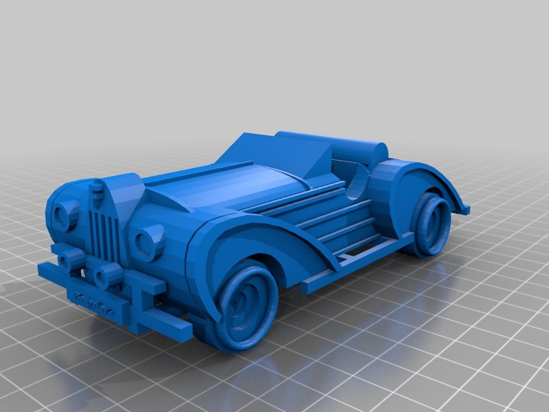 Free 3D file Vintage car 🚗 ・3D print model to download・Cults