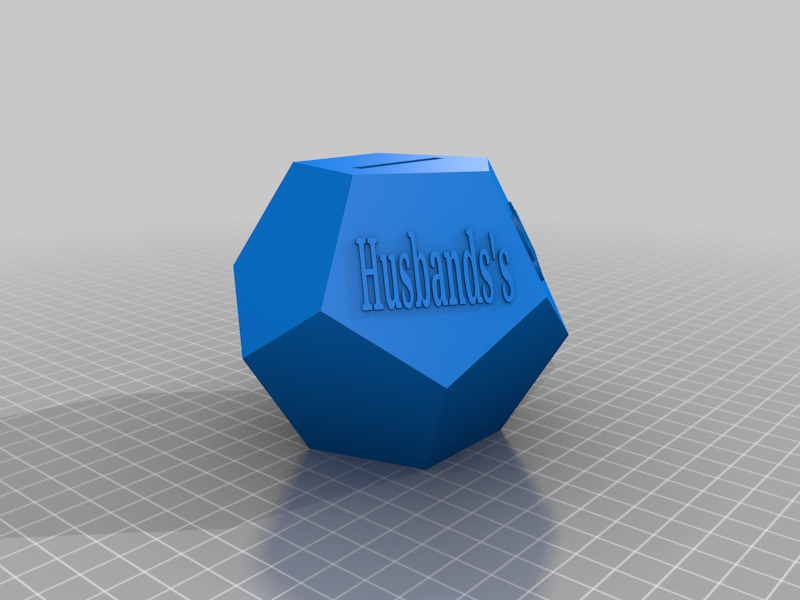 Free 3D file Money Box (aka Swear Box for Husband) 💰・3D printing design ...