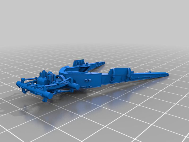 Archivo 3D gratuito M1 155mm Long Tom 1/100 🎲・Objeto para descargar e ...