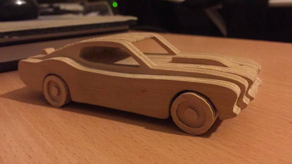 3D printing 1969 Mustang simplified cnc/laser・Cults