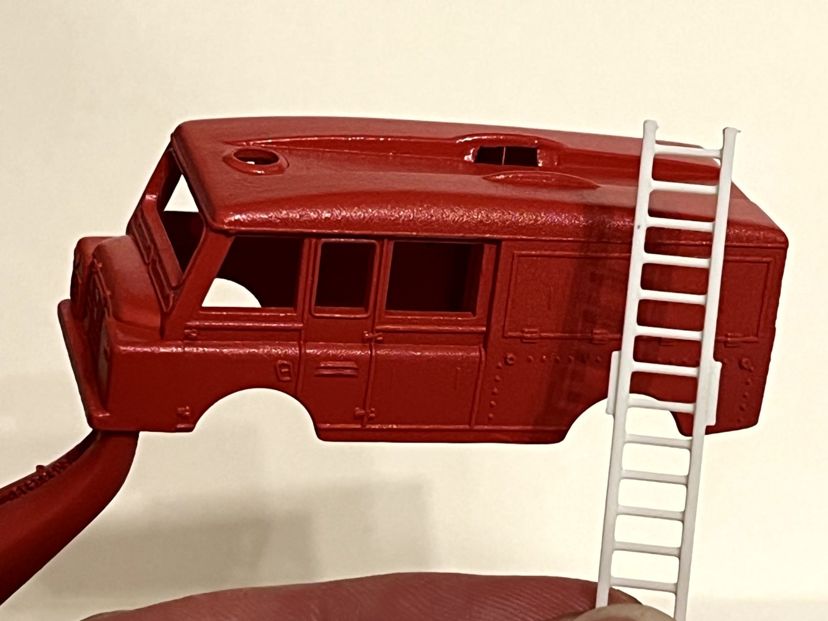 3D printed Matchbox 57C Land Rover Fire Truck Ladder・Cults