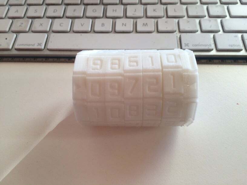 3D print Combination Safe 00 (Cryptex)・Cults