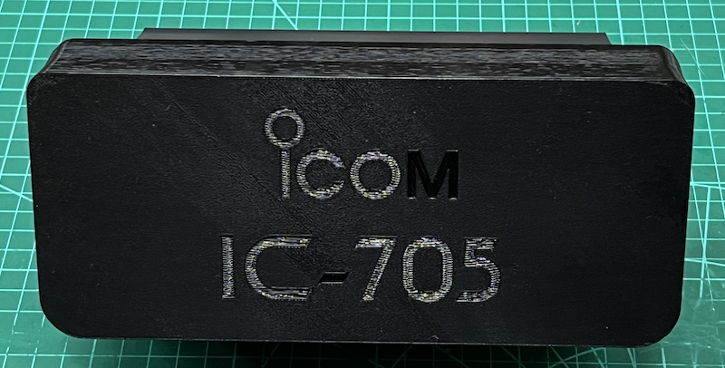 🥔 Icom IC-705 Cover and Stand・Free 3D File for ・Cults