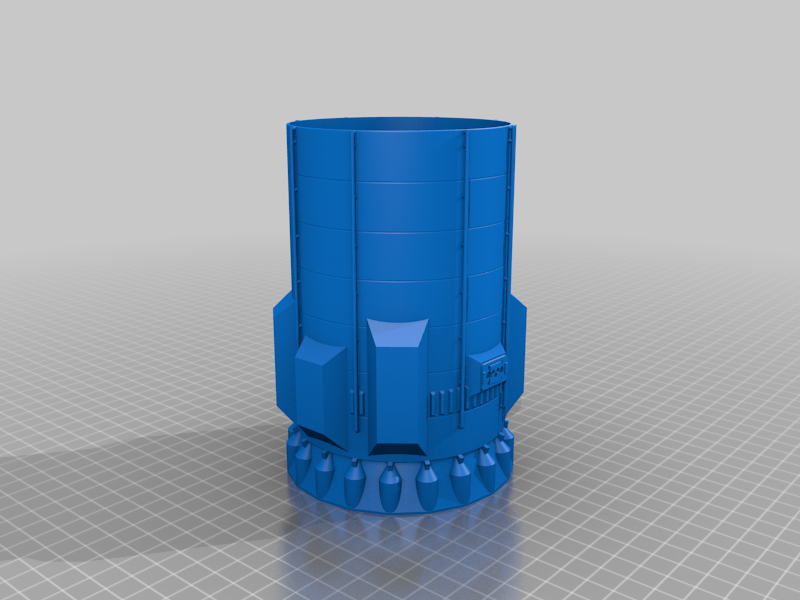 Free 3D file SpaceX Booster4 (SLA optimiert) 1:100 Rocket 🚀 ・3D printer ...