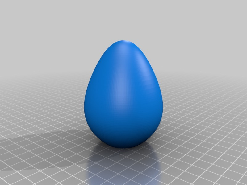 Free 3D file Easter Egg (Hollow Center - Pressure Fit) 🥚 ・3D printer model to download・Cults