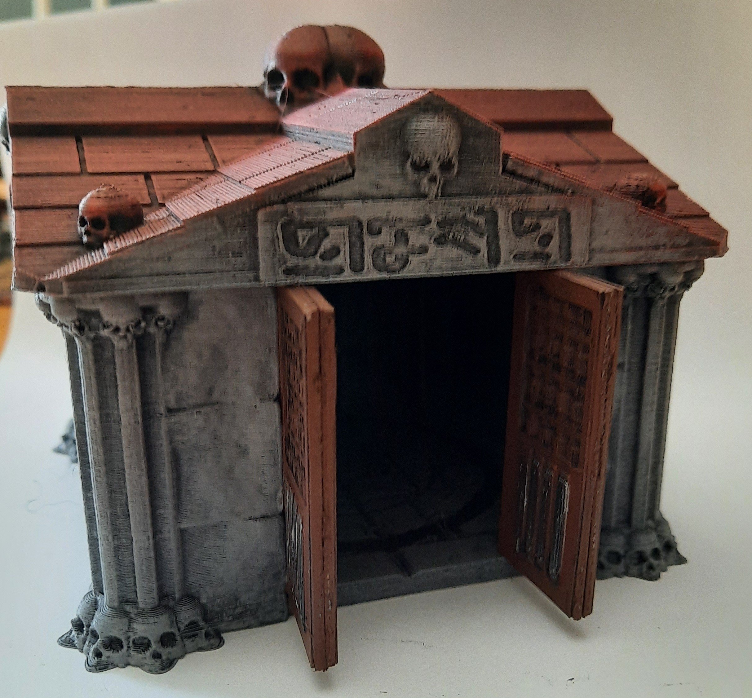 3D print Fantasy Wargame Terrain - Necromancer Mausoleum/Crypt・Cults