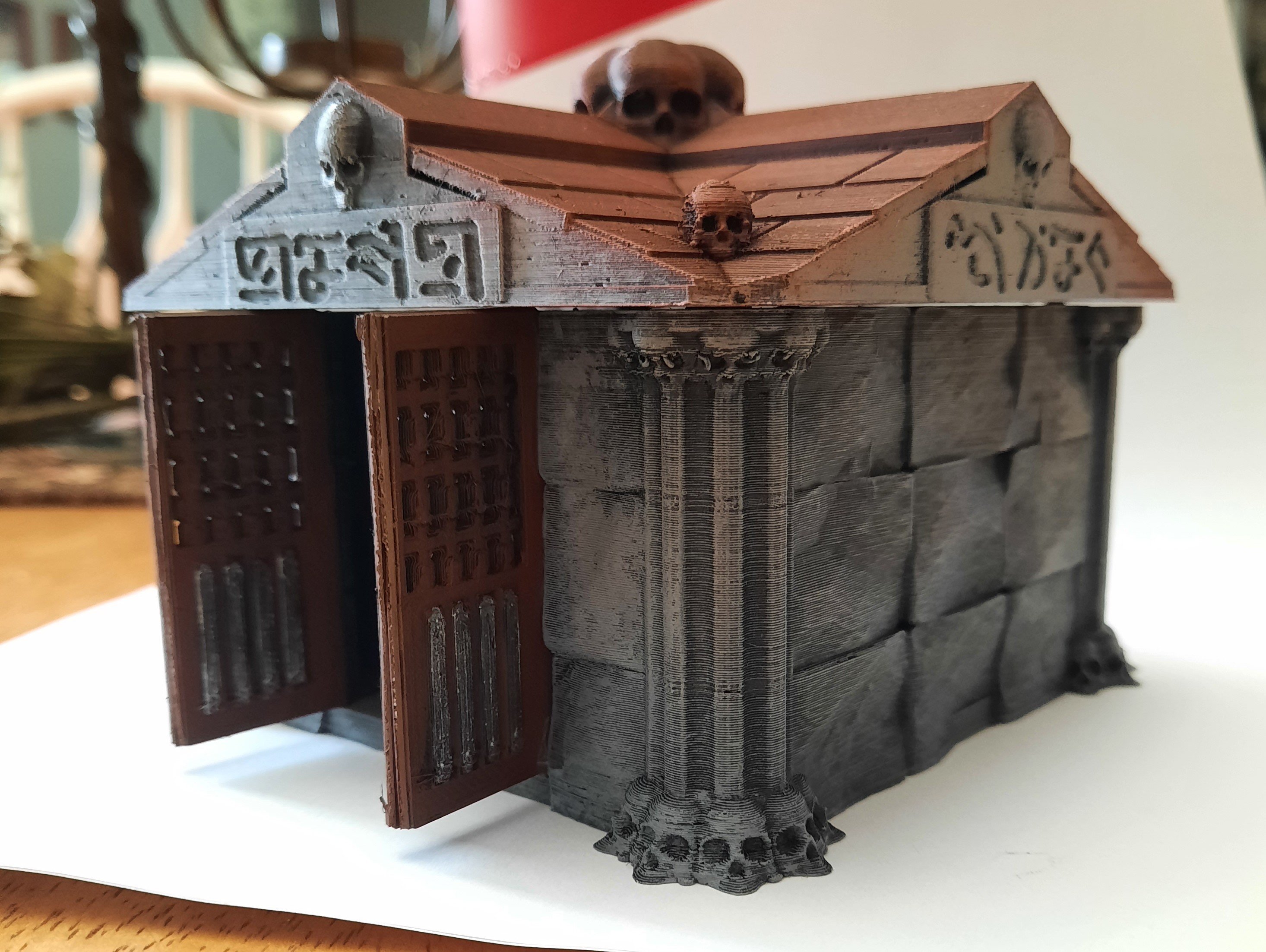 3D print Fantasy Wargame Terrain - Necromancer Mausoleum/Crypt・Cults