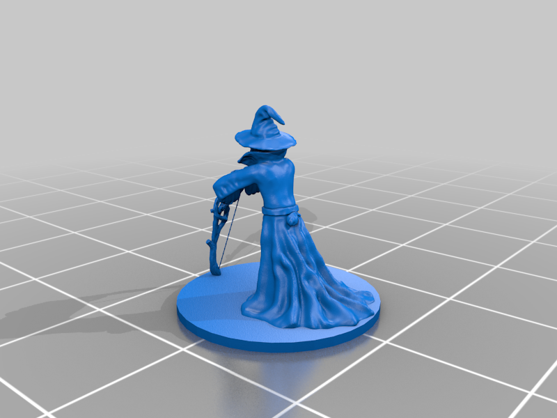 🏹 Wizard/Ranger mini・Free 3D File for ・Cults