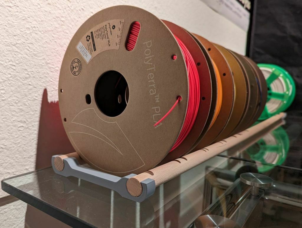 Free STL file Simple Filament Spool Holder Brackets 🪢 ・3D printer ...