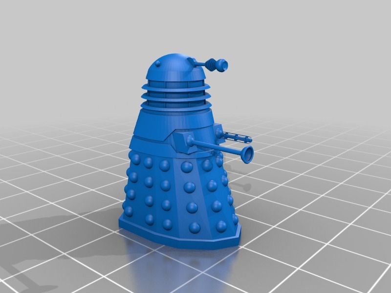 🎨 CLASSIC DALEK FROM (1963 THE DALEKS)・Free 3D File for ・Cults