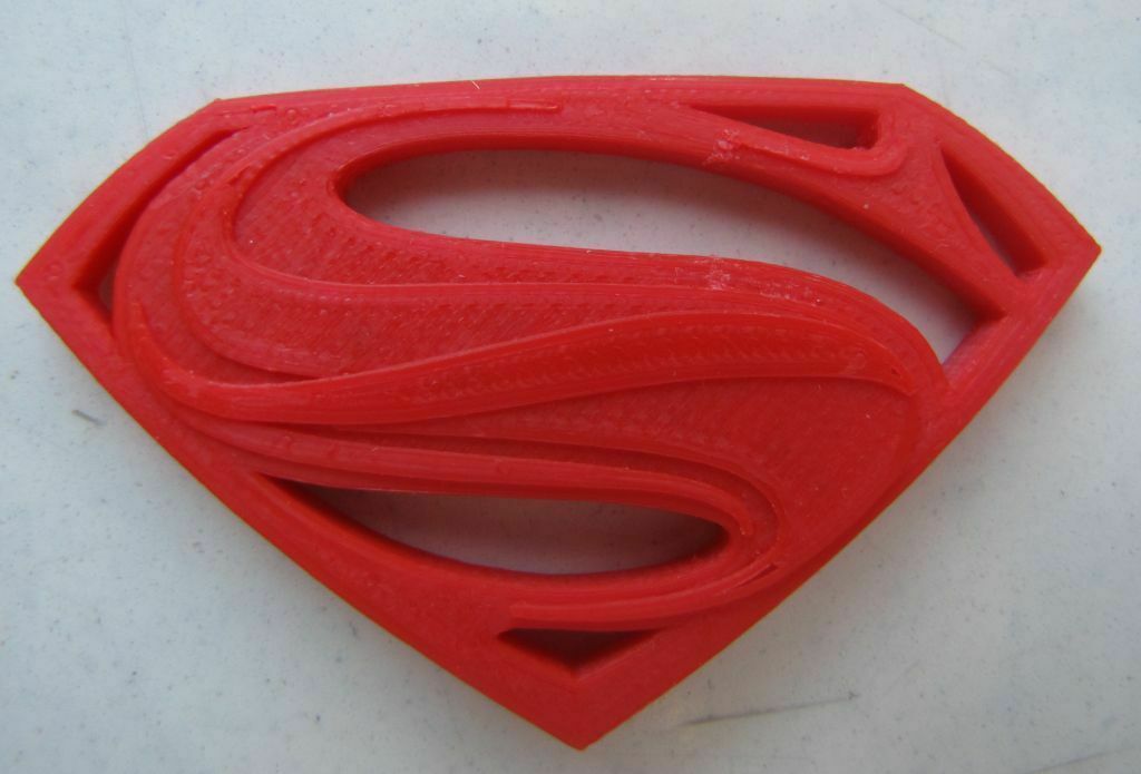 👨 Man of Steel Superman Logo・Free 3D File for ・Cults