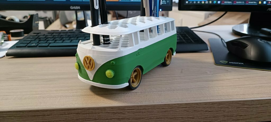Free 3D file VW Bus Marker holder remix 🚌 ・3D print design to download ...