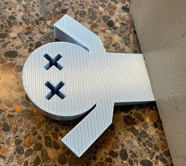 😵 Dead Guy Doorstop Resurrected・Free 3D File for ・Cults