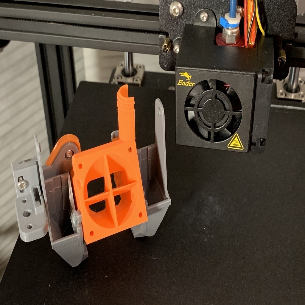 Fichier 3D gratuit BL Touch mount remix pour Hero Me Ender 5 Dual 5015 lightweight fan duct 🧞‍♂️ ...