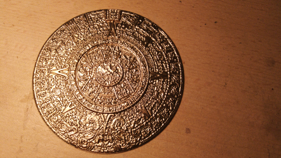 3D printed aztec calendar・Cults
