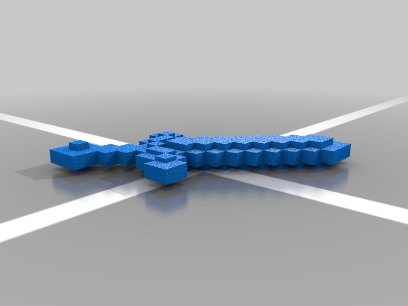 🗡️ Minecraft sword・Free 3D File for ・Cults