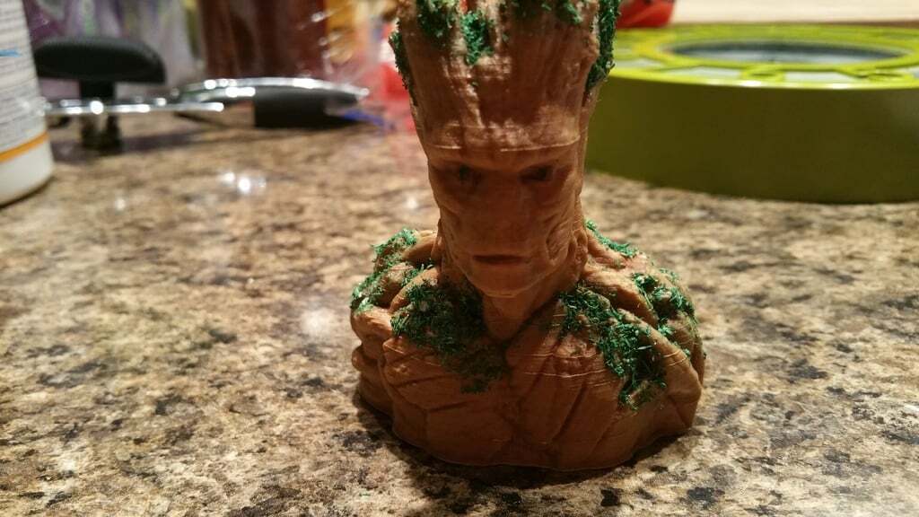 3D printing Groot Bust Sculpture・Cults