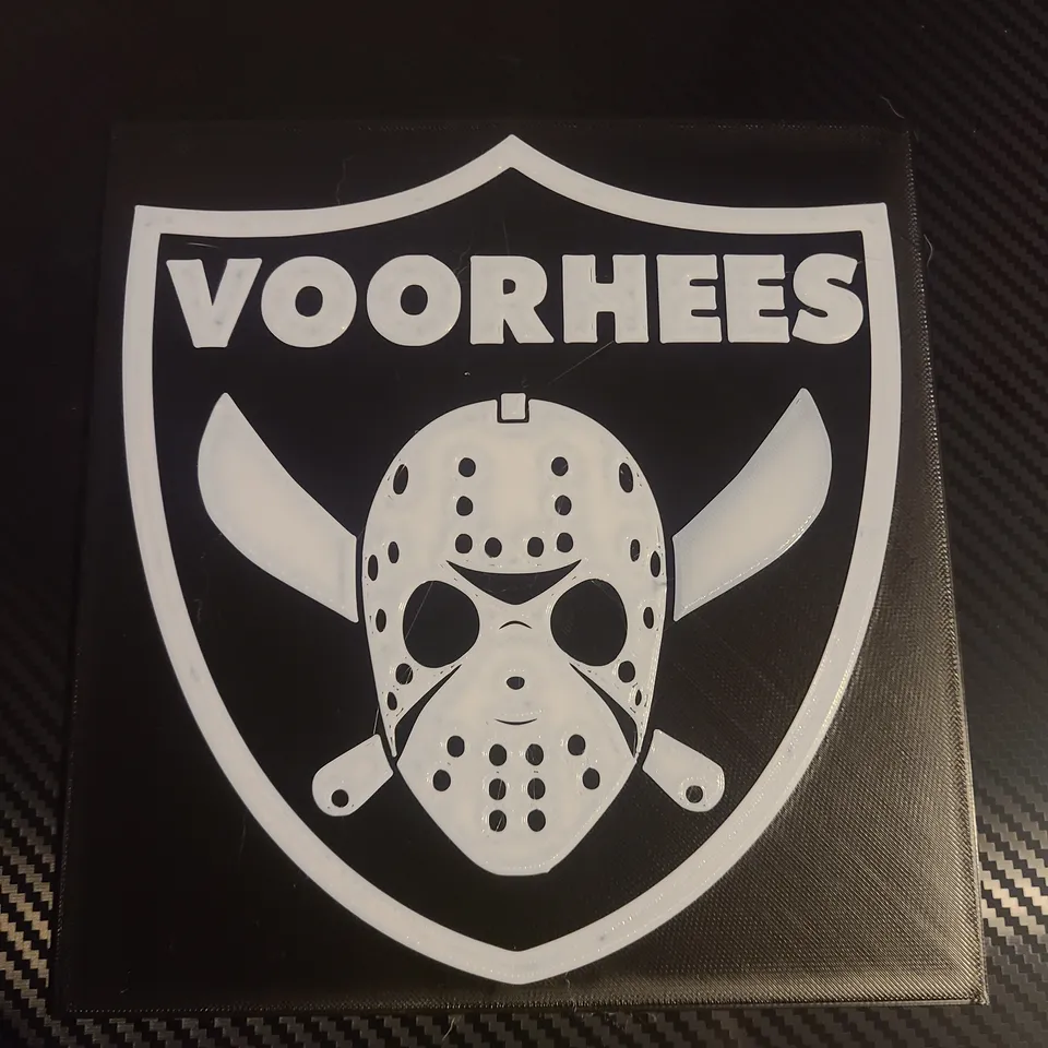 Free 3D file Jason Voorhees logo 🎨 ・3D print object to download・Cults