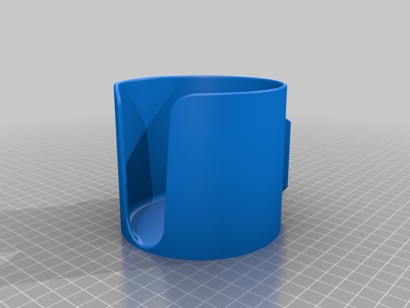 🗜️ Clamp on Desk Cup Holder Modular Design・Free 3D File for ・Cults