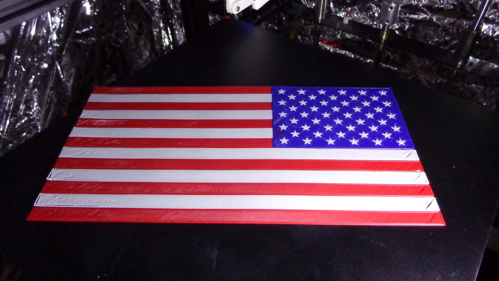 Free 3D file US Flag 👽 ・3D printing design to download・Cults