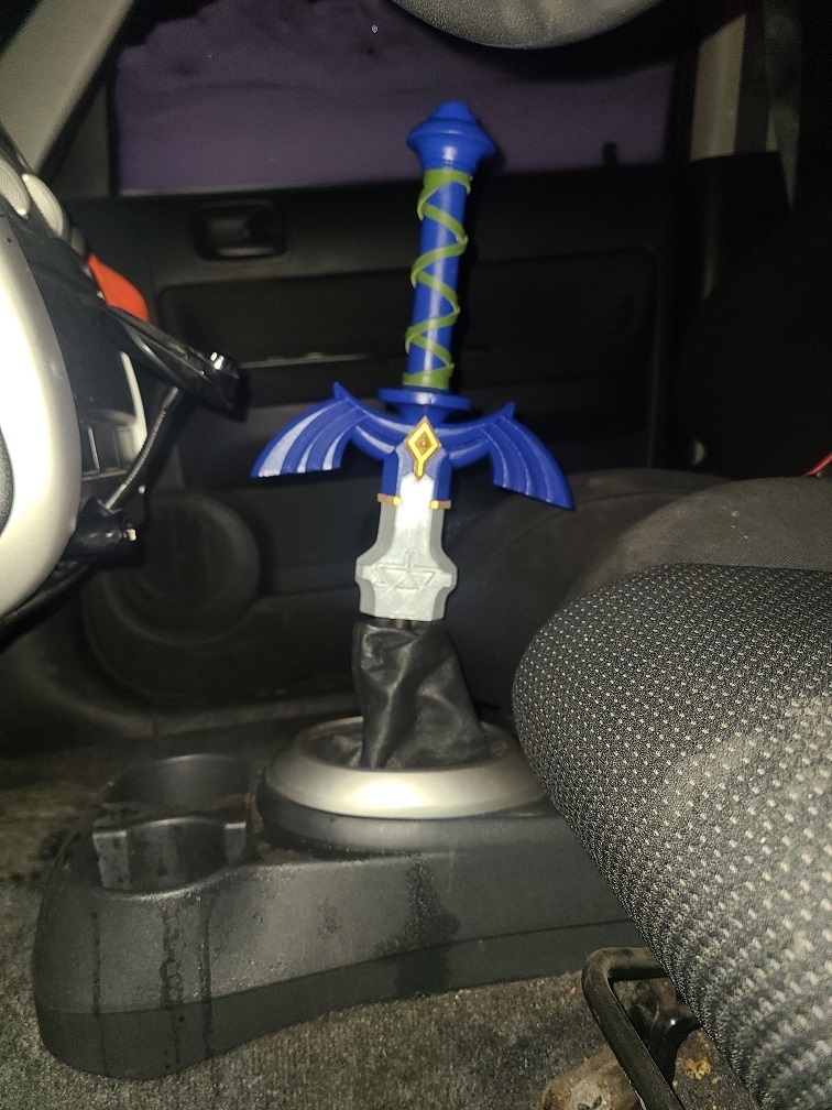 🗡️ master sword shift knob・Free 3D File for ・Cults