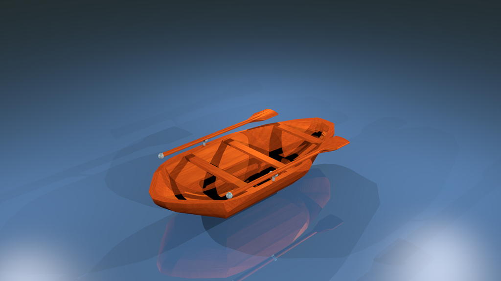 3D-Datei Ruderboot 🎲 kostenlos・3D-druckbares Objekt zum herunterladen・Cults
