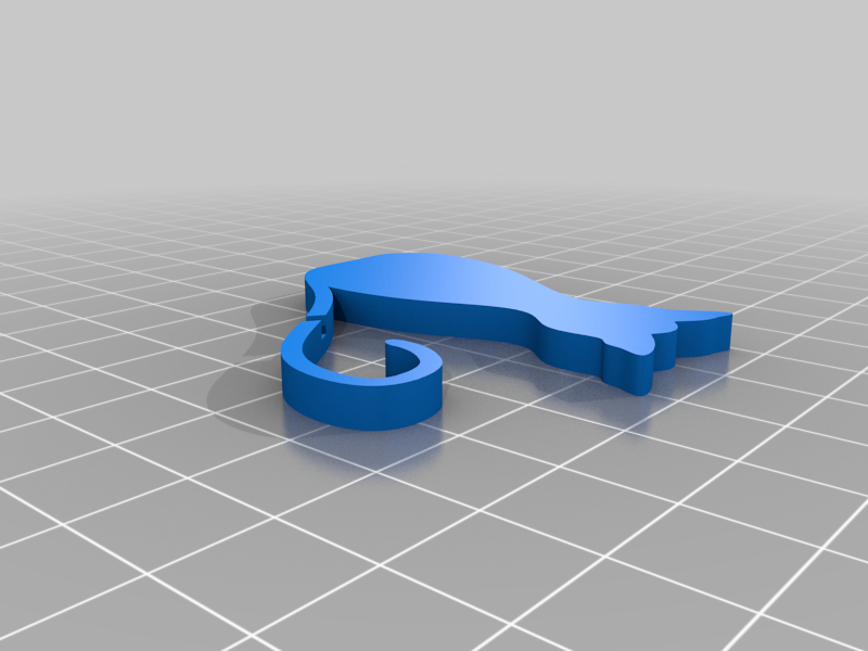 Free 3D file twin cats tail heart 💜 ・3D printer model to download・Cults