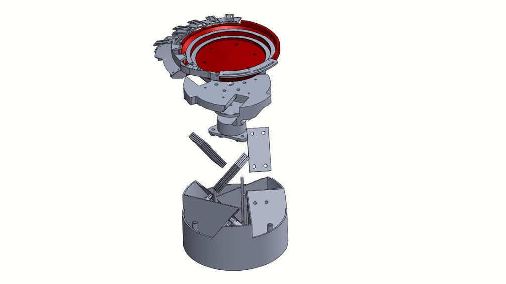 Free STL file 3D printed Vibration Bowl Feeder System 📳・Model to ...