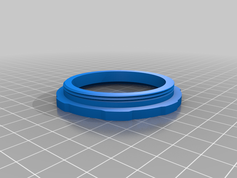 🧵 58mm Canon Lens thread solar filter holder・Free 3D File for ・Cults