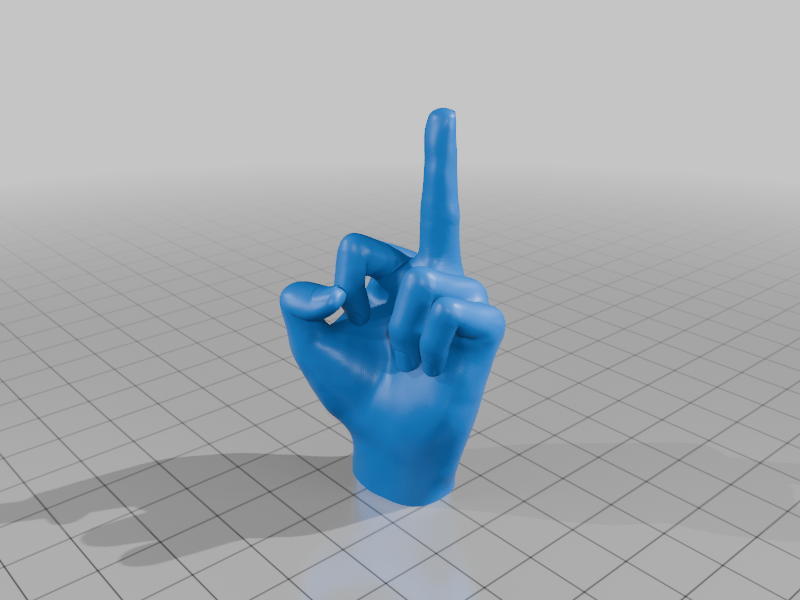🥚 Middle finger joke egg・Free 3D File for ・Cults