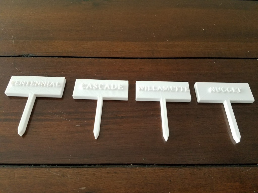 Free 3D file Hop rhizome markers 🌳・3D print design to download・Cults