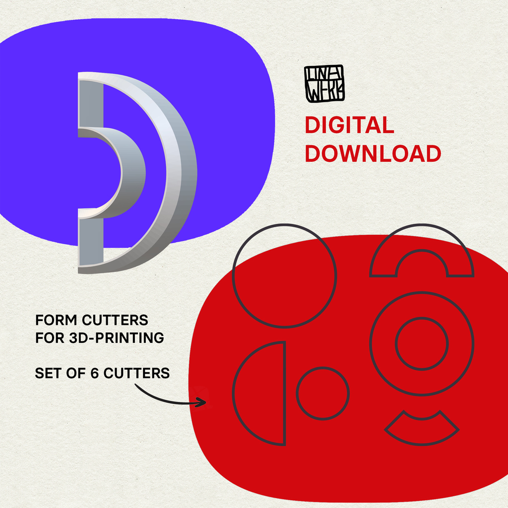 🍪 Polymer Clay Fimo Cutters Cookie Cutter・Free 3D File for ・Cults