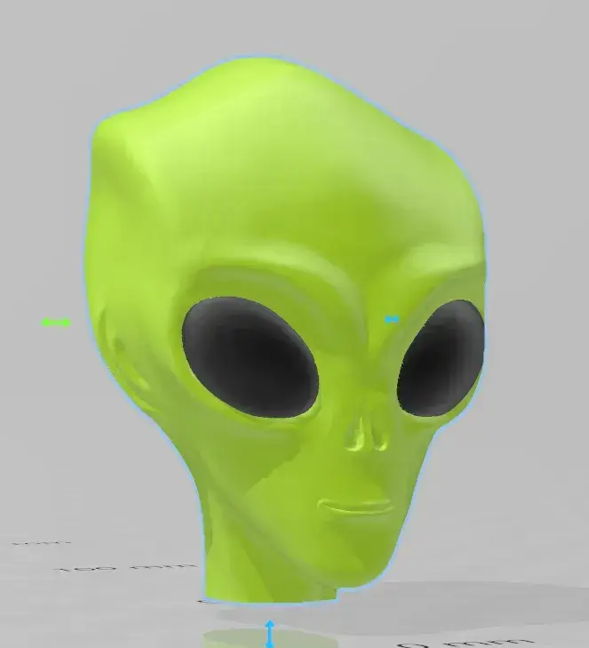 👽 Classic Alien Head・Free 3D File for ・Cults