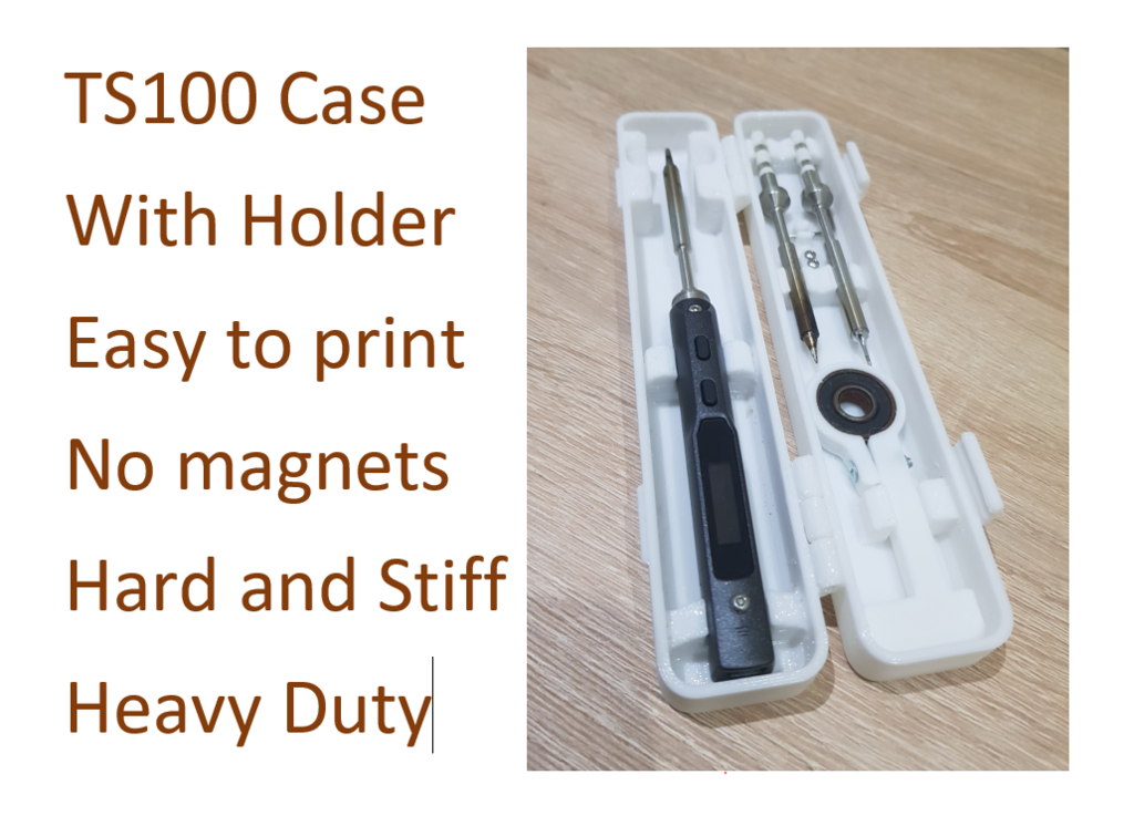 Free 3D file TS100 Case and Holder (Heavy Duty) 👽 ・3D printer design to ...