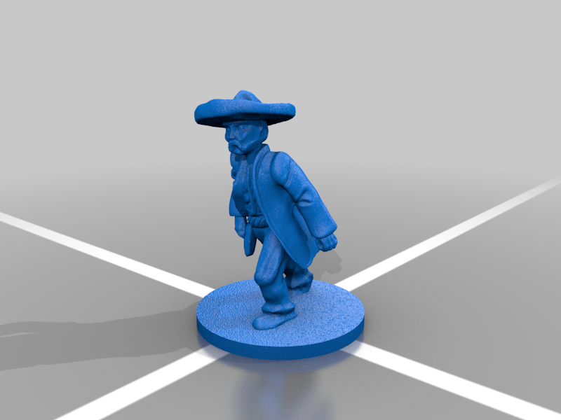 🤠 15mm Cowboy Hombres・Free STL File for ・Cults
